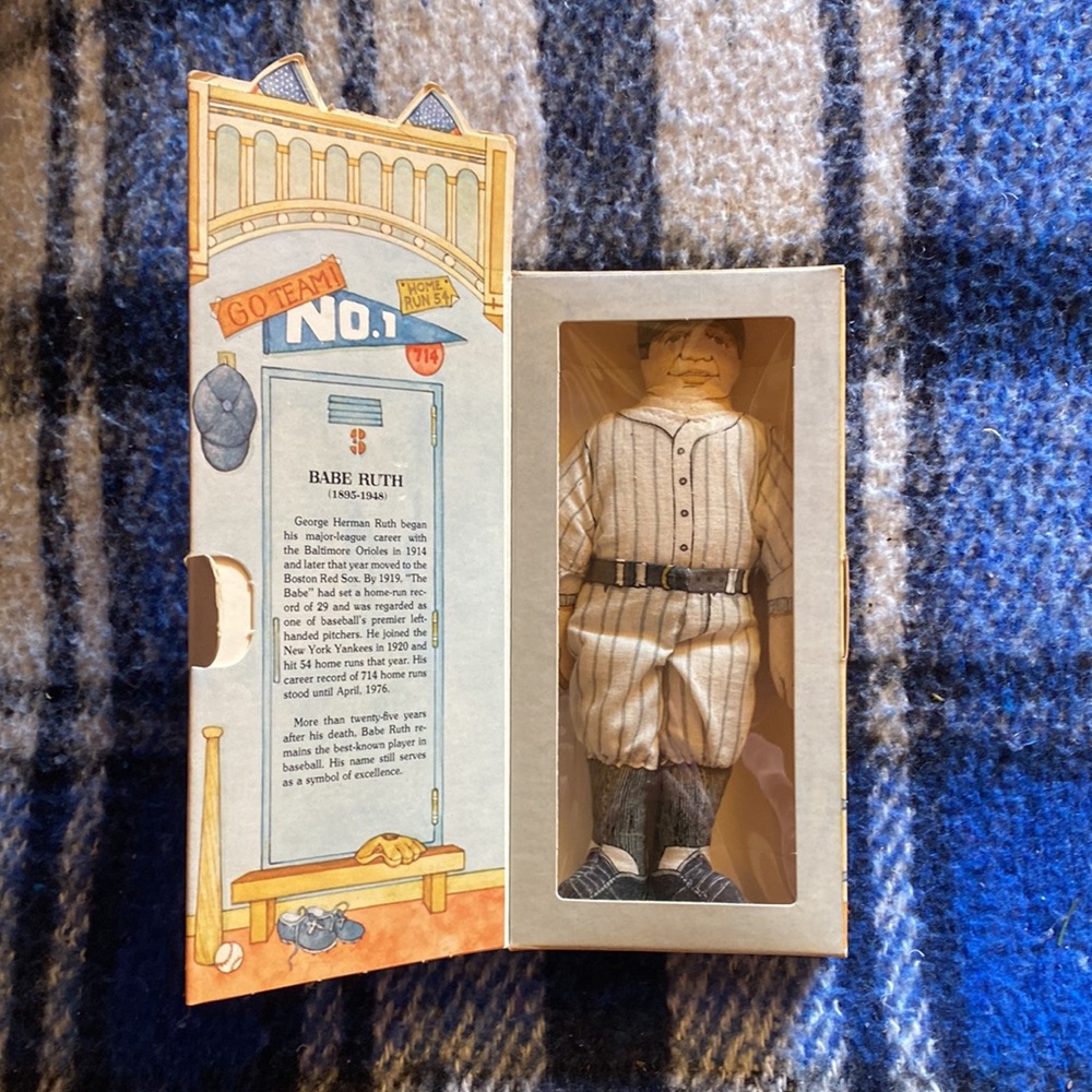 Vintage 1979 Hallmark Babe Ruth Collectible. 7 In - Gem